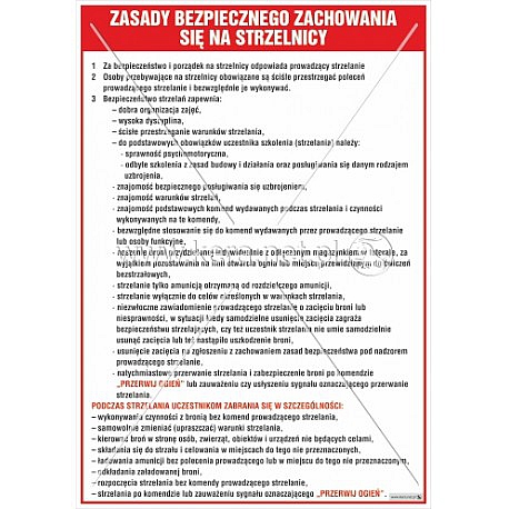 3533 Zasady bezpiecznego zachowania się na strzelnicy - Pomoce ... 3533 Zasady bezpiecznego zachowania się na strzelnicy - Pomoce ...