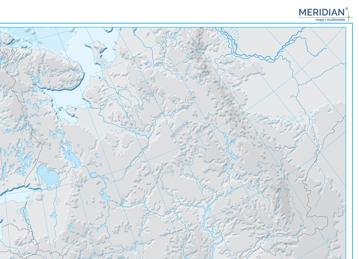 Mapa konturowa hipsometryczna Europy - ćwiczeniowa mapa ścienna 160x120 ...